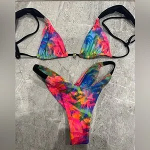 Swim | Berry Beachy Tie Dye Bikini | Poshmark